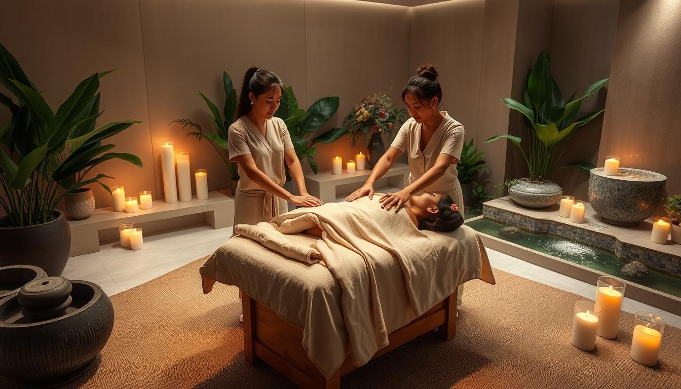 Experience Ultimate Relaxation with Four Hands Massage